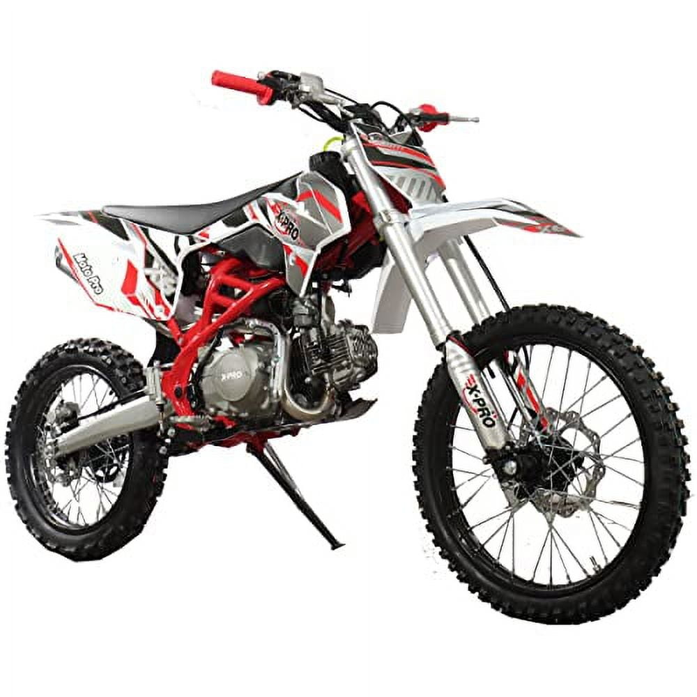 X-Pro Brand New 125cc Gas Pit Dirt Bike, 4 Manual Transmission Kick/E ...