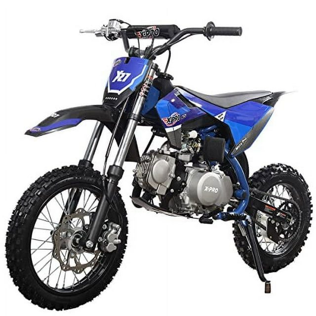 X-Pro Brand New 125cc Gas Pit Dirt Bike, 4-Speed Semi-Automatic Kick ...