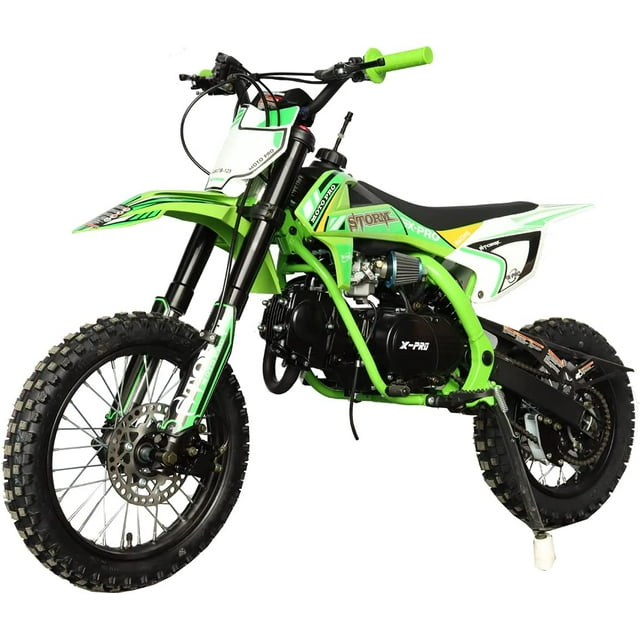 X-Pro Brand New 125cc Pit Dirt Bike, 4-Speed Manual Transmission Kick ...