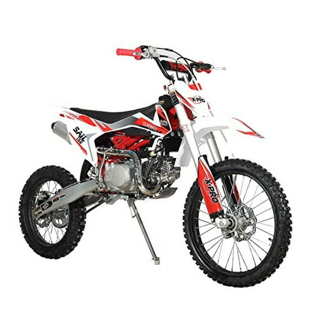 X-Pro Brand New 150cc Dirt Pit Bike with 4-Speed Manual Transmission, Kick Start, Big 19"/16 ...