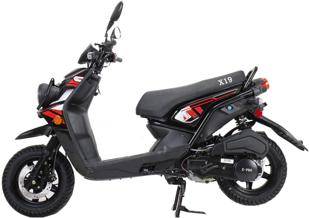 "X-Pro 150cc Gas Street-legal Scooter for Adults, 12"" Aluminum Wheels ...