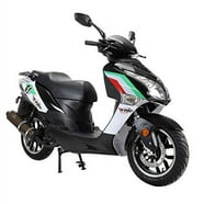 Vitacci Force 200 EFI Scooter Moped, 168.9cc, Automatic CVT, Black ...