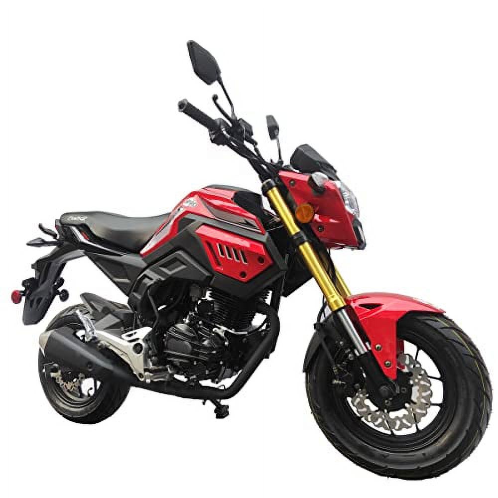 X-Pro Brand New 150cc Gas Motorcycle with 5-Speed Manual Transmission Electric/Kick Start 12 ...