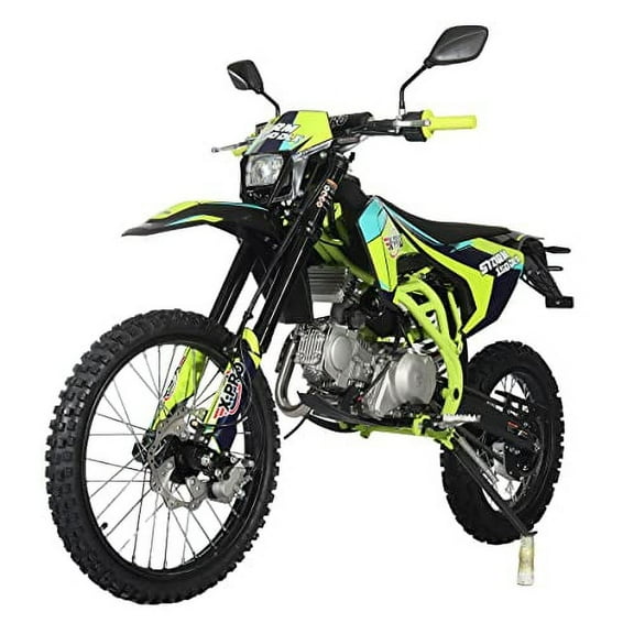 RPS Hawk 250cc Adult Motorcycle Dirt Bike - Sporty Black, Gasoline ...