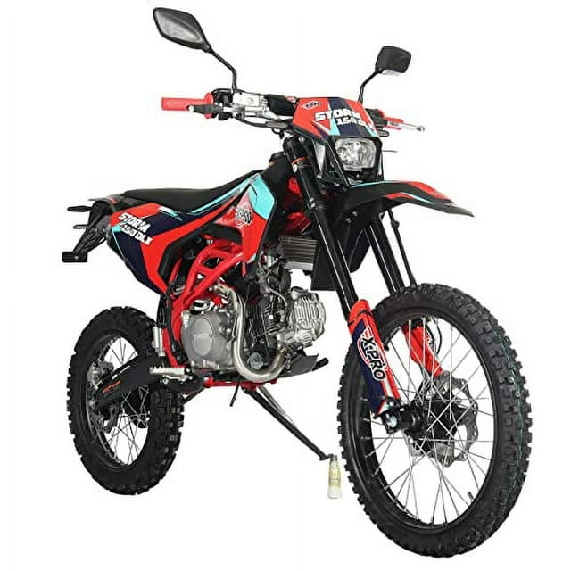 "X-Pro Adults Motorcycle, 150cc Gas Powered Dirt Bike, 4-Speed Manual Transmission, 19""/16 ...