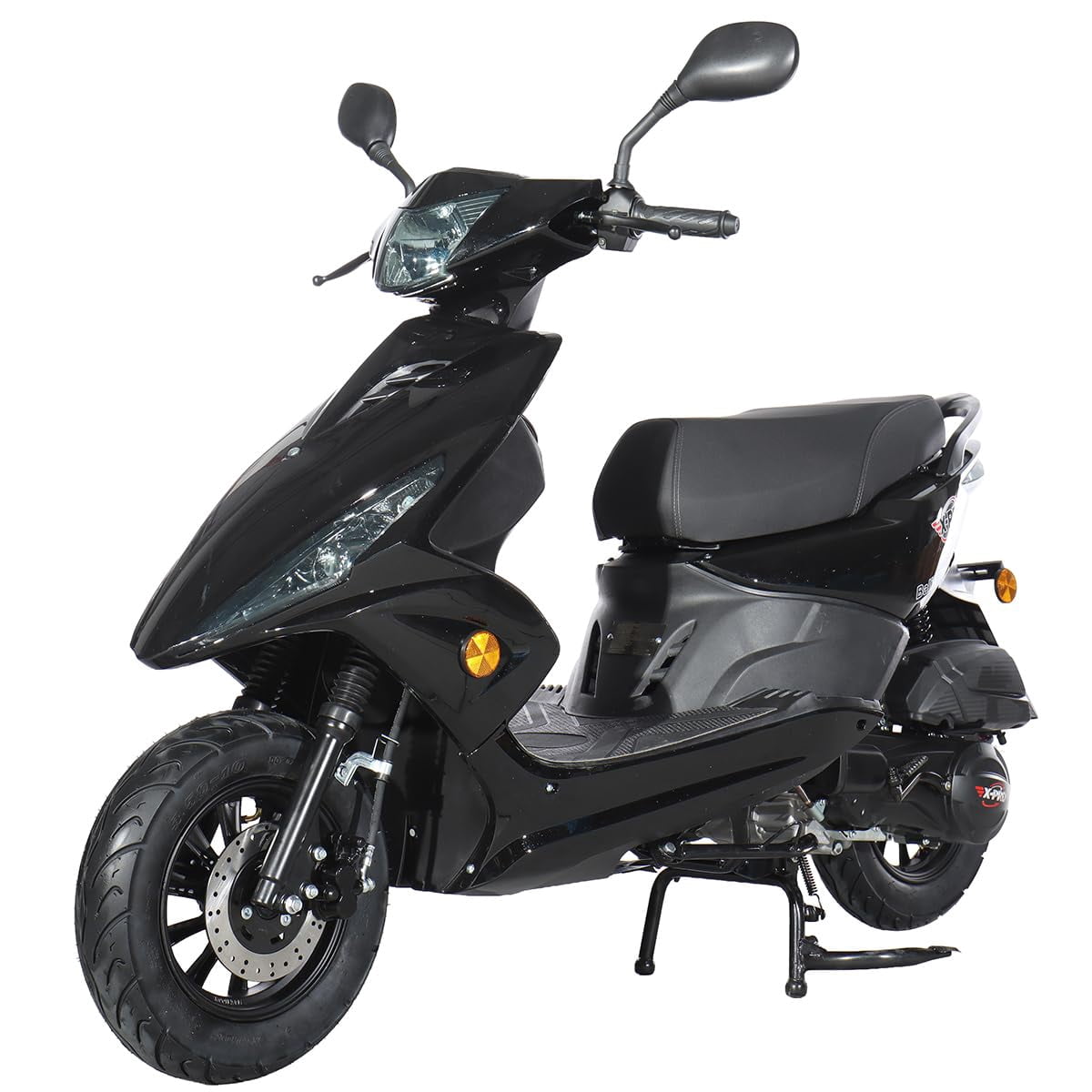 X Pro 150cc Gas Moped Scooter, 10" Aluminum Wheels, Electric Start ...