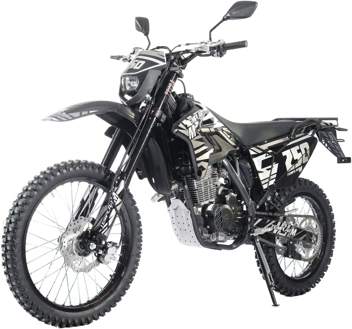 "X-Pro Templar 250cc Dirt Bike Kick/E-Start 5 Speed Manual Transmission ...