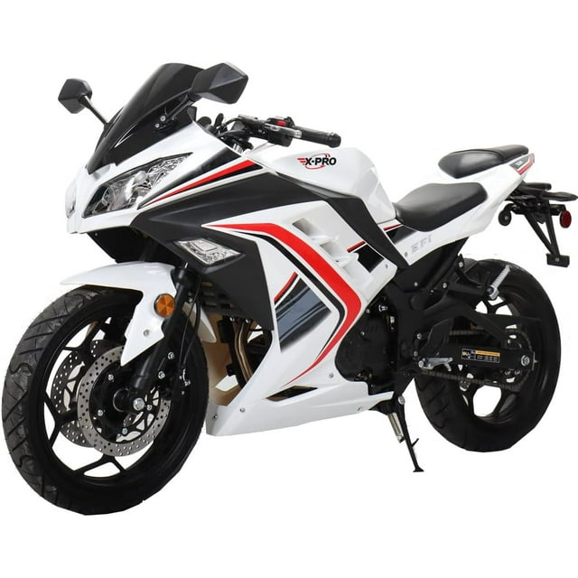 "X-Pro 250cc Gasoline Motorcycle, 6-Speed Manual, Electric Start, 17 ...