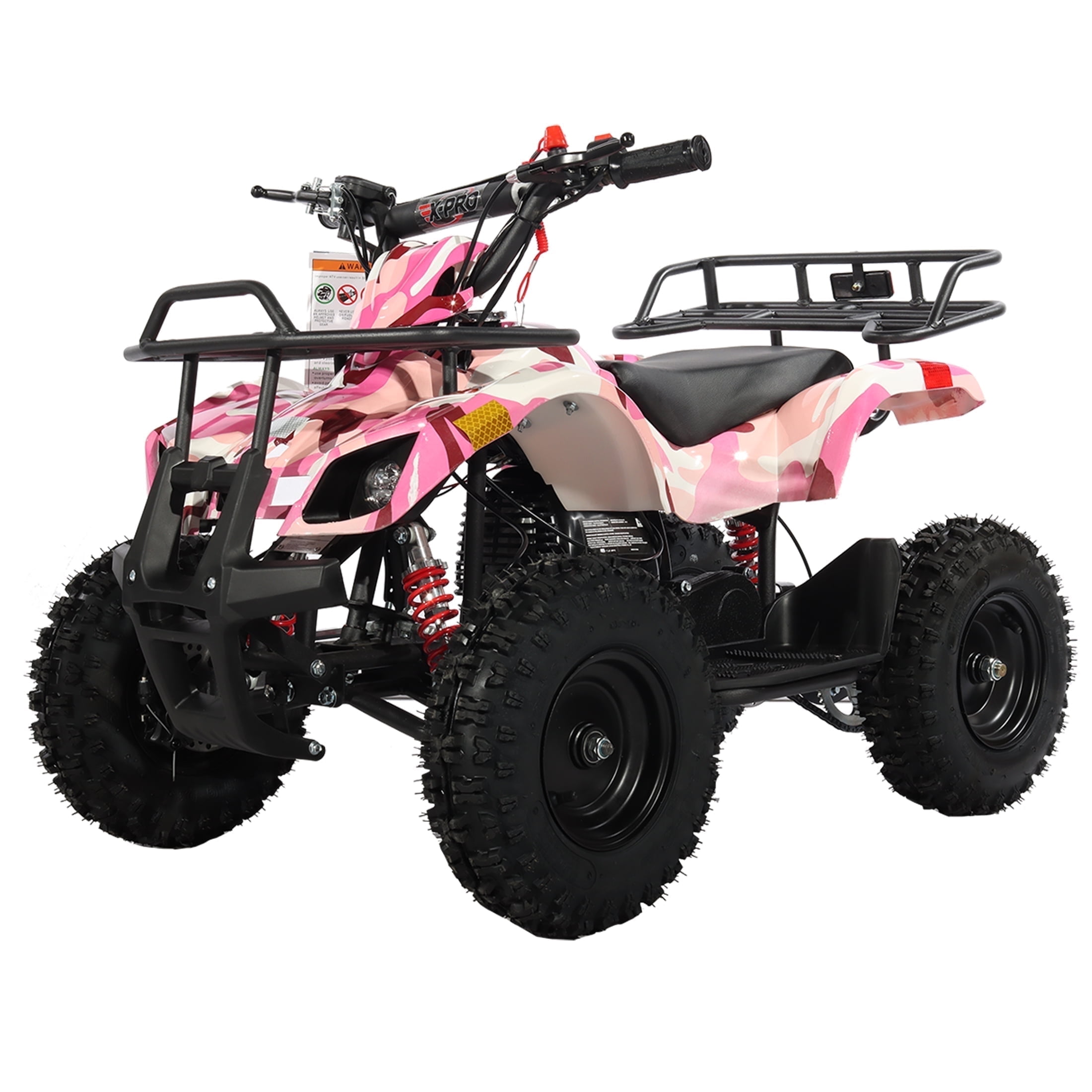 X-Pro Brand New 40cc ATV for kids, Mini Gas Powered ATV-Pink Camo ...