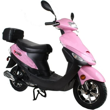 Taotao Pony 50cc Gas Scooter Electric & Kick Start with Matching Trunk ...