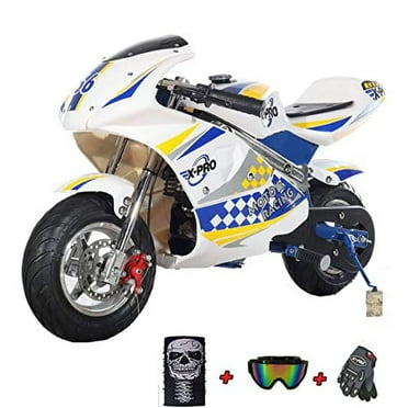 MotoTec 49cc 2-Stroke Gas Powered Pocket Bike Mini Motorcycle GT Red - Walmart.com