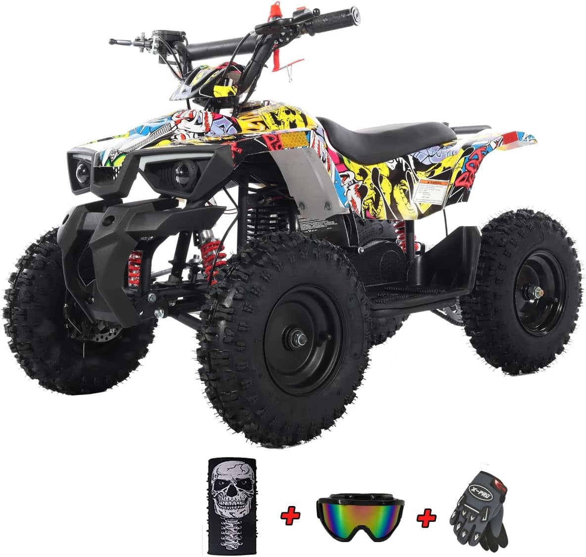 X-Pro Brand New Bolt 40cc Mini Gas ATV for Kids with 4 Stroke Pull ...