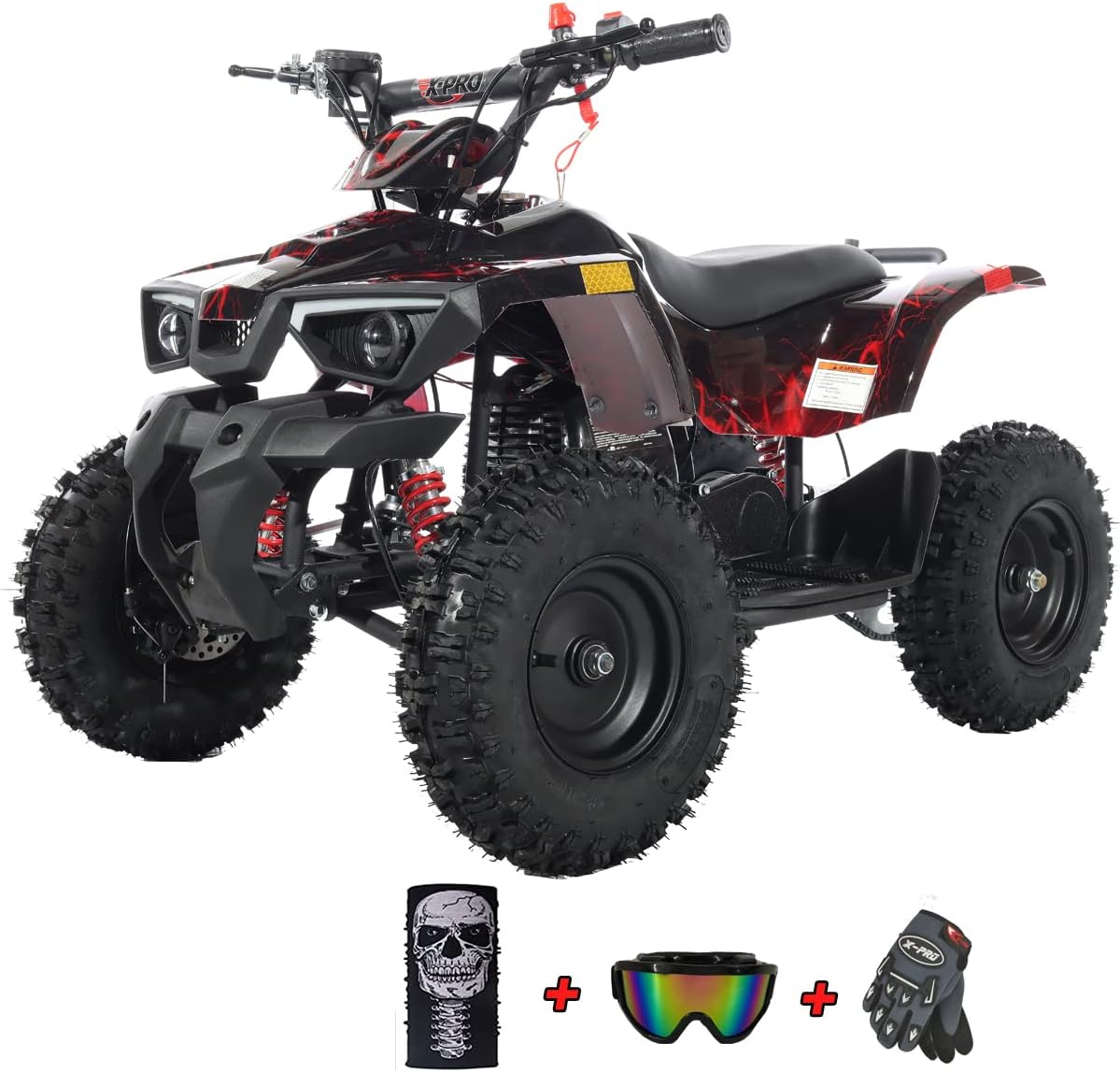 X-Pro Brand New Bolt 40cc Mini Gas ATV for Kids with 4 Stroke Pull ...