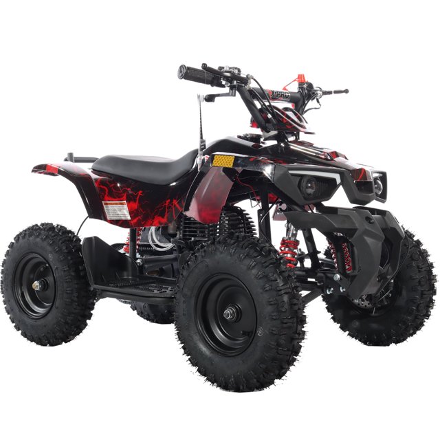 "X-Pro 40cc 4-Stroke Kids Mini Gas ATV with Pull Start, Disc Brake, 6 ...