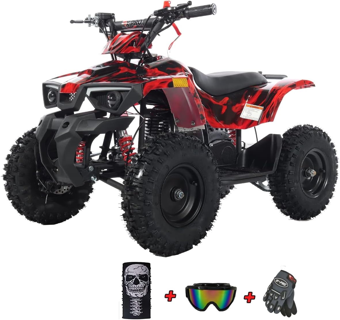 X-Pro Brand New Bolt 40cc Mini Gas ATV for Kids with 4 Stroke Pull ...