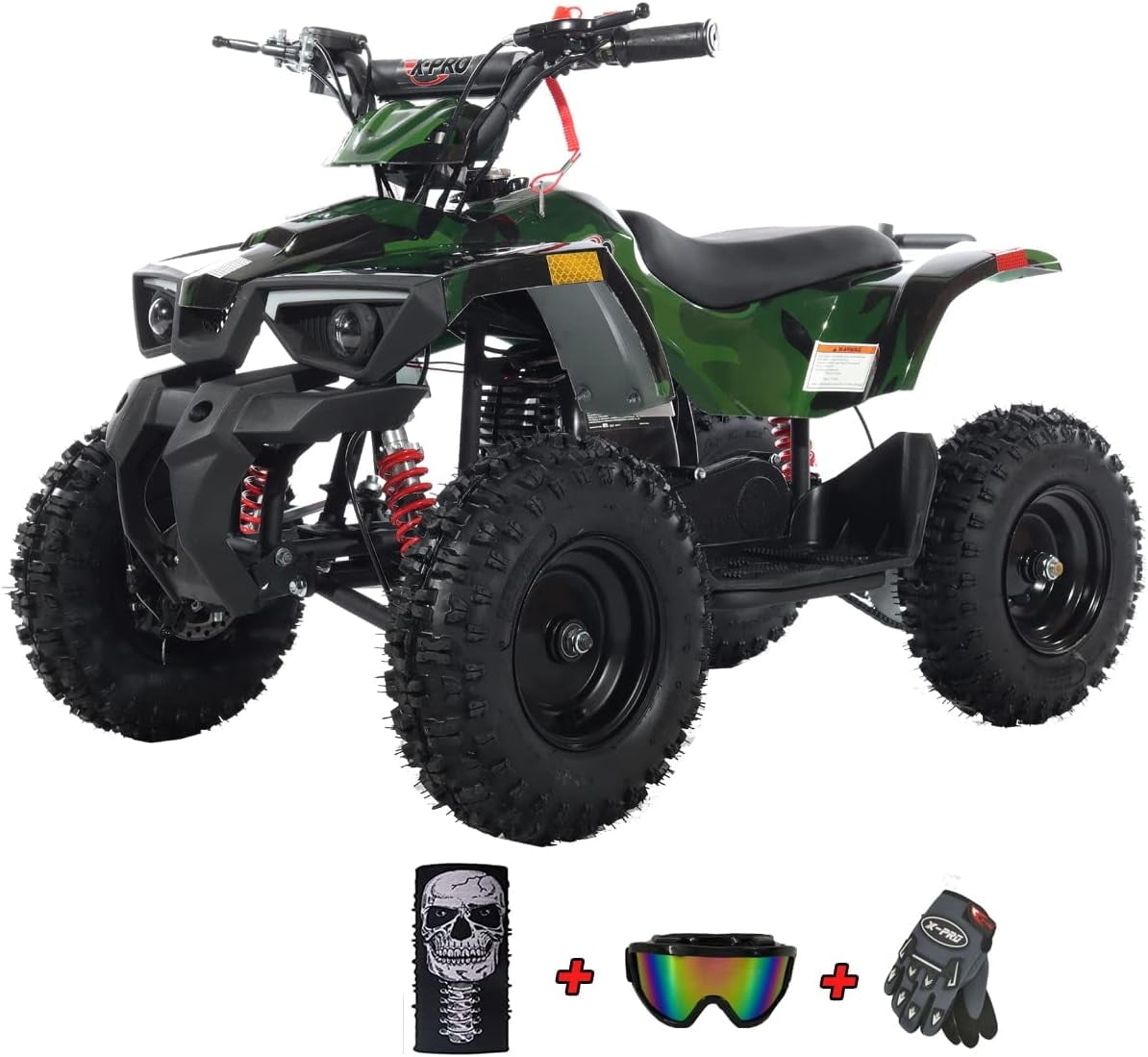X-Pro Brand New Bolt 40cc Mini Gas ATV for Kids with 4 Stroke Pull ...