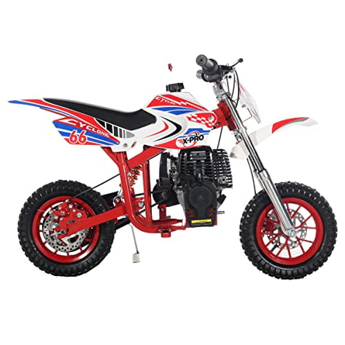 X-Pro 40cc Gas Mini Dirt Bike for Kids, 4-Stroke Pull Start Engine ...