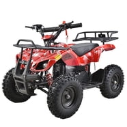"X-Pro 40cc 4-Stroke Kids Mini Gas ATV with Pull Start, Disc Brake, 6 ...