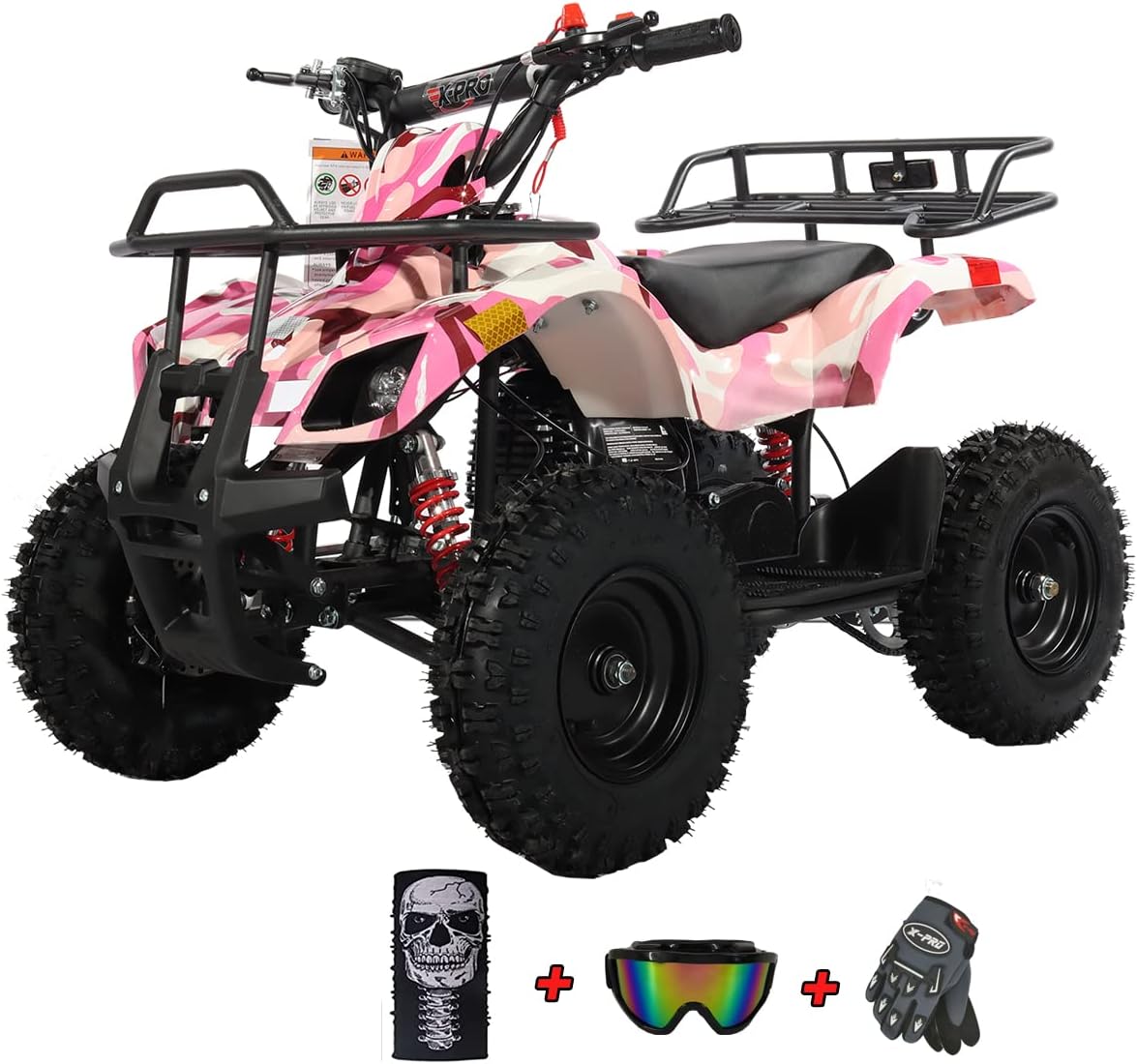 X-Pro Brand New Bolt 40cc Mini Gas ATV for Kids with 4 Stroke Pull ...