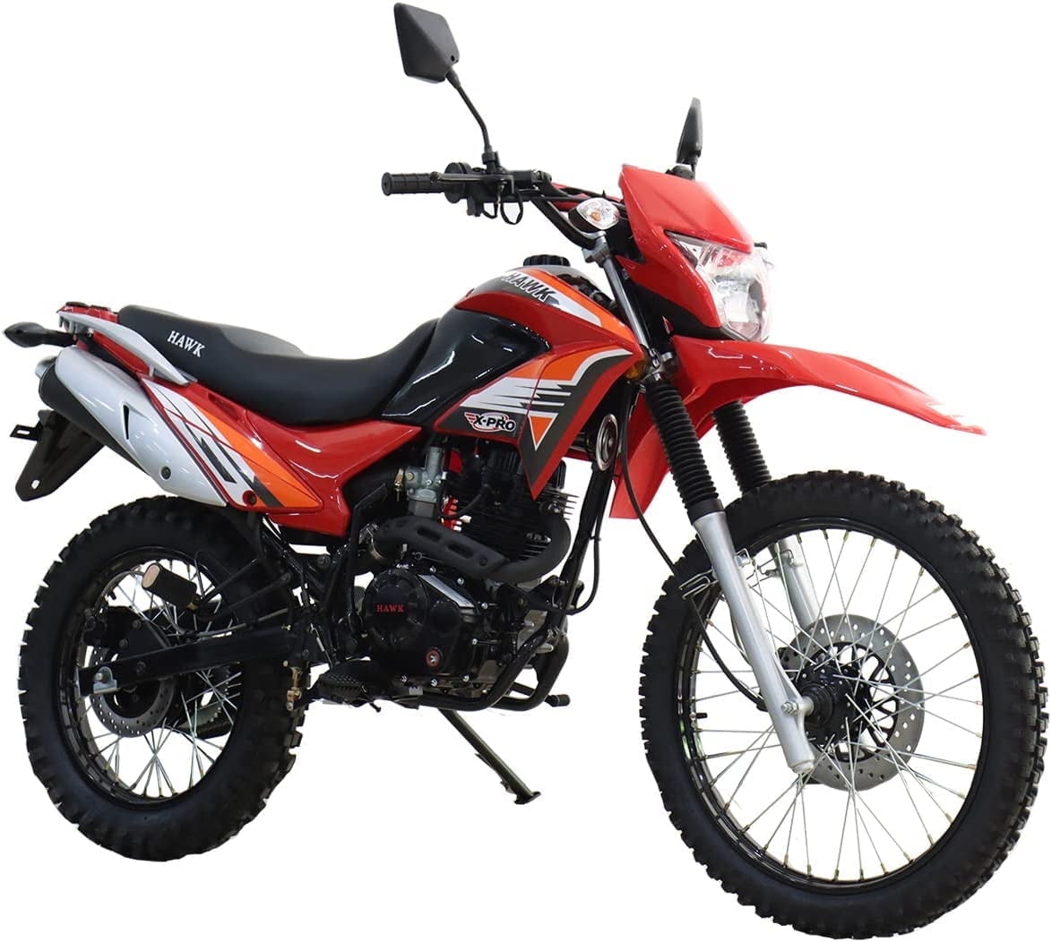 X-Pro Hawk 250cc Gasoline Powered Dirt Bike, Dual Sports Enduro ...