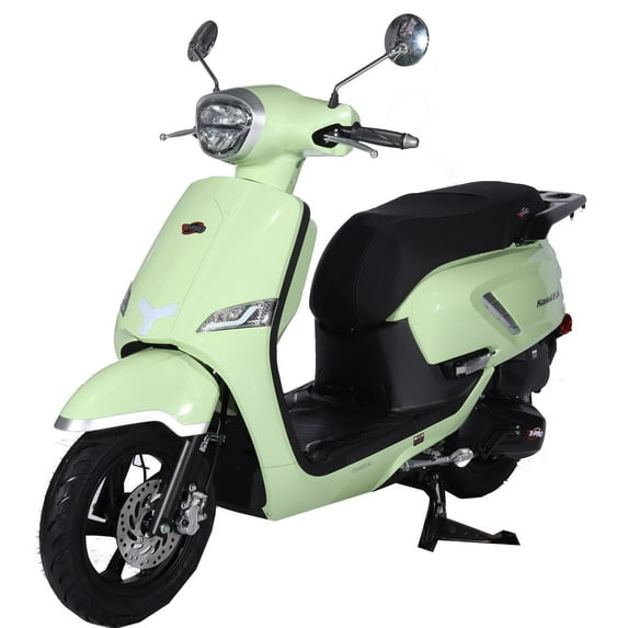 X-Pro Brand New Kauai 150cc Moped Scooter with 12"/10" Aluminum Wheels ...