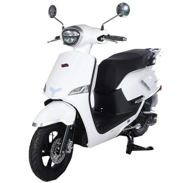 "X-Pro 150cc Gas Powered Moped Scooter for Adults, Electric Start ...