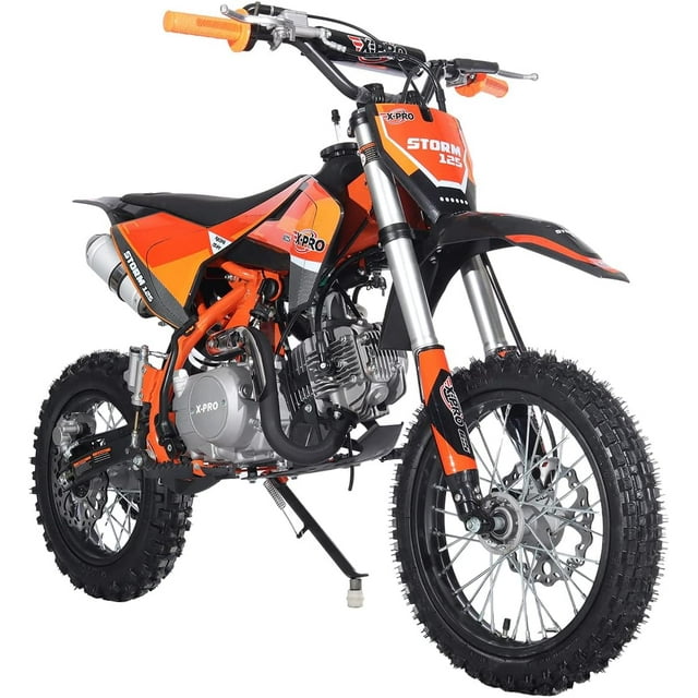 X-Pro Brand New Storm 125cc Dirt Bike with 4-Speed Manual Transmission ...