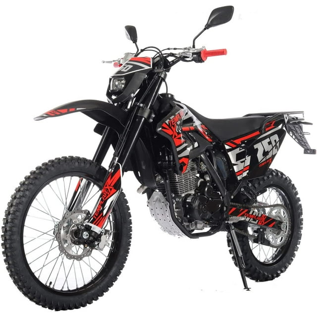 "X-Pro 250cc Dirt Bike, Adult Motorcycle with 6-Speed Manual ...