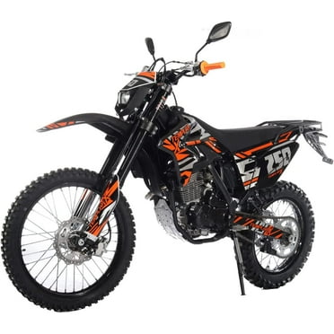 X-Pro Brand New Titan 250cc Gas Pit Dirt Bike, 5-Speed Manual ...