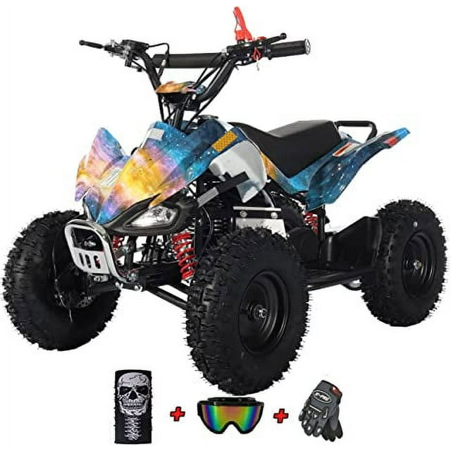 X-Pro Brand New Thunder 40cc Mini Gas ATV for Kid with 4 Stroke Pull ...