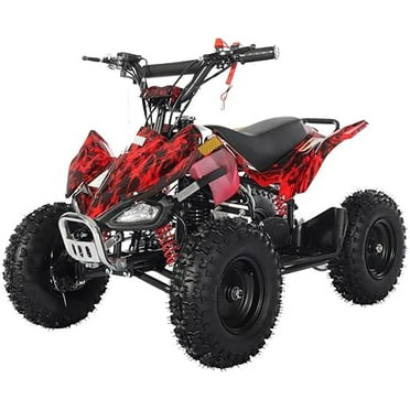 "X-Pro 40cc 4-Stroke Kids Mini Gas ATV with Pull Start, Disc Brake, 6 ...
