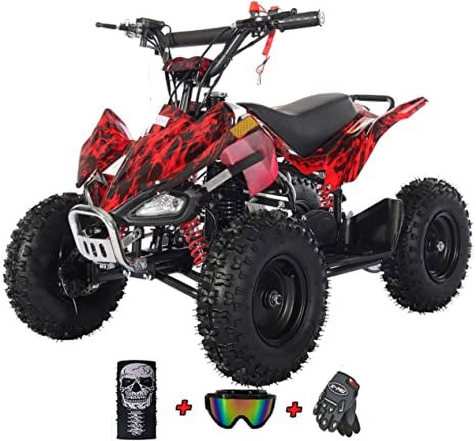 X-Pro 40cc Mini Gas ATV for Powered Small Teen, 4-Stroke, Pull Start ...