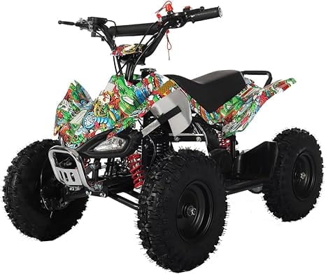 X-Pro Brand New Thunder 40cc Mini Gas ATV for Kid with 4 Stroke Pull ...