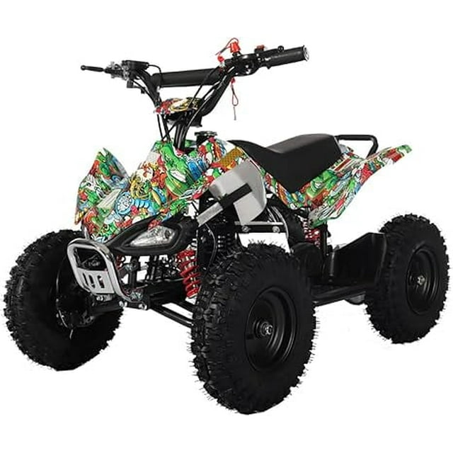 X-Pro Brand New Thunder 40cc Mini Gas ATV for Kid with 4 Stroke Pull ...