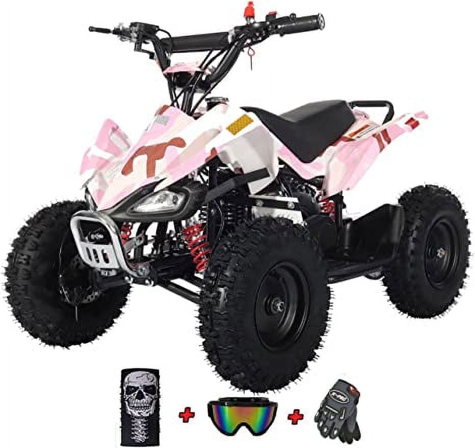 X-Pro Brand New Thunder 40cc Mini Gas ATV for Kid with 4 Stroke Pull ...