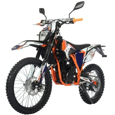 "X-Pro 150cc Adult Gasoline Powered Dirt Bike with Lights, 4-Speed Transmission, 19""/16"" Tires ...