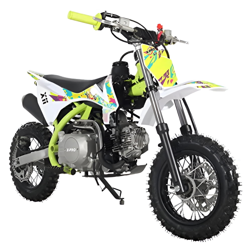 "X-Pro X11 110cc Gas Dirt Bike for Kids and Adults, Automatic Transmission with E-Start, 10 ...