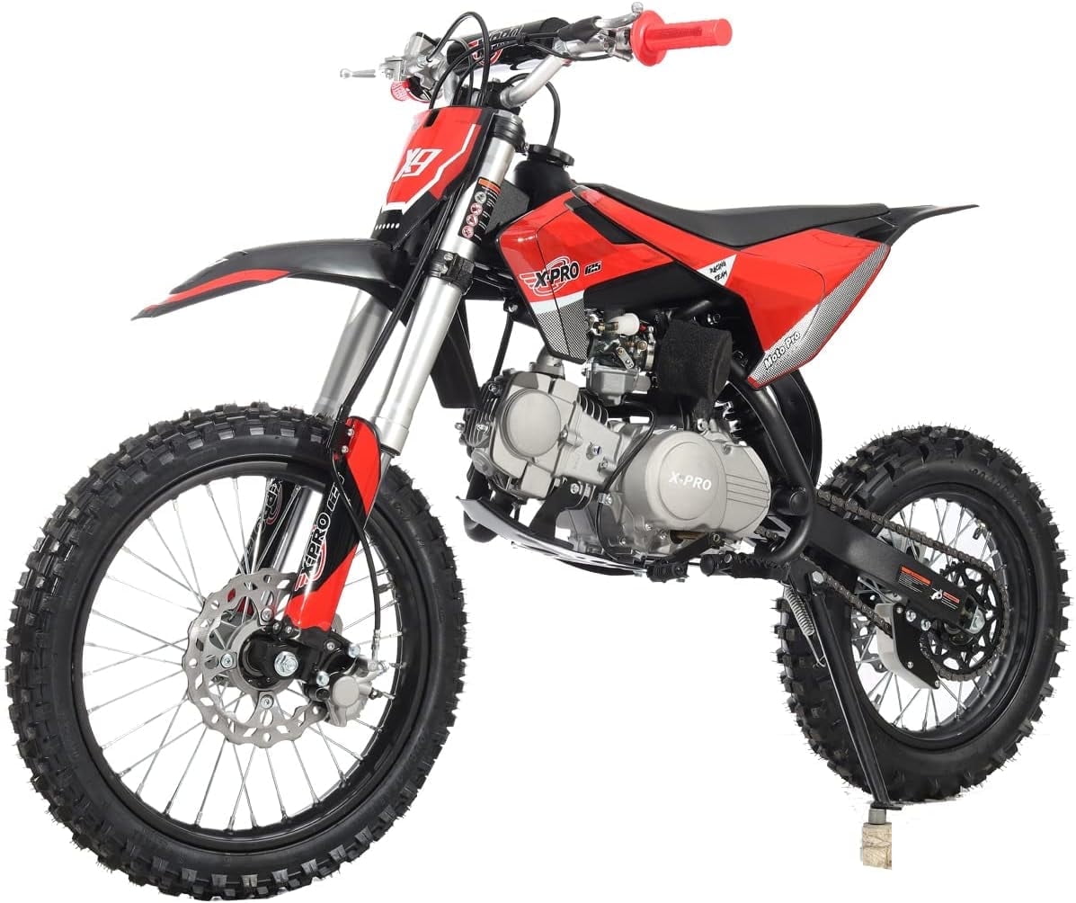 X-Pro Brand New X9 125cc Pit Dirt Bike with 4-Speed Manual Transmission ...