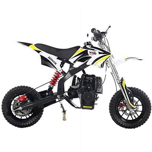 X-Pro 40cc Gas Mini Dirt Bike, 4-Stroke Pull Start Engine, Zephyr Kids ...