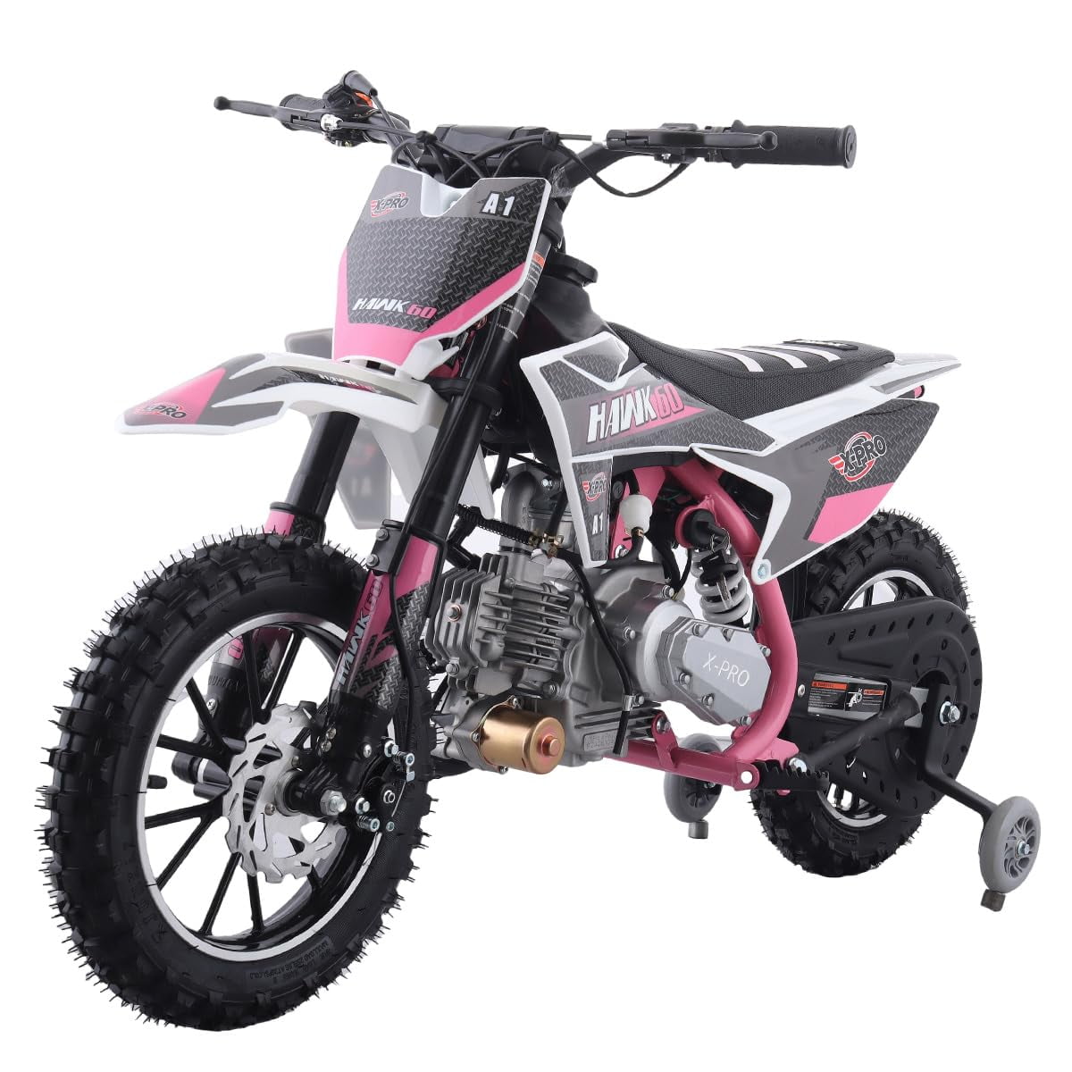 X-Pro Hawk 60 Dirt Bike with CVT Transmission, Electric Start, Disc ...