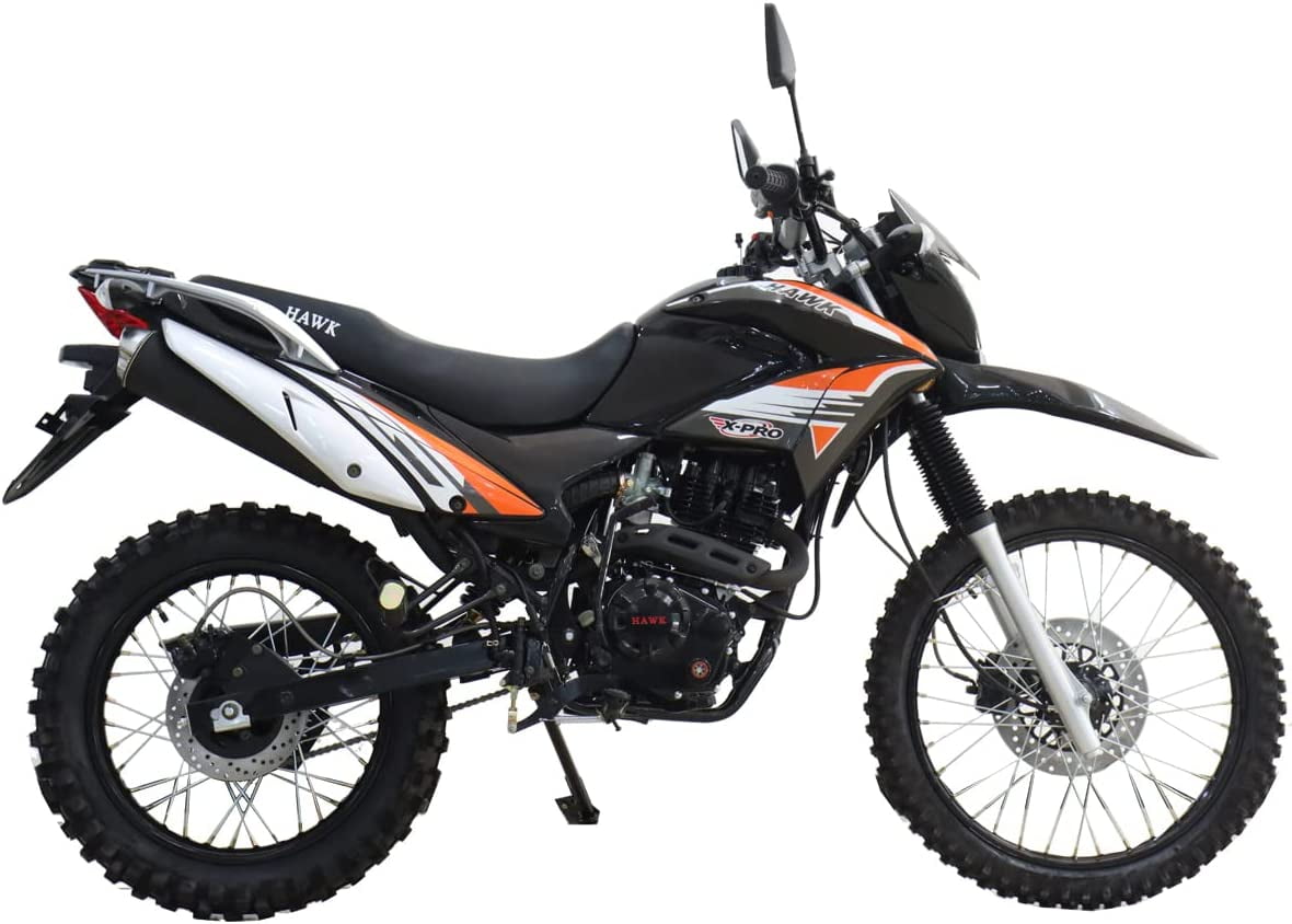 "X-Pro Hawk 250cc Gas Dirt Bike, Dual Sports Enduro, 21""/18"" Wheels ...