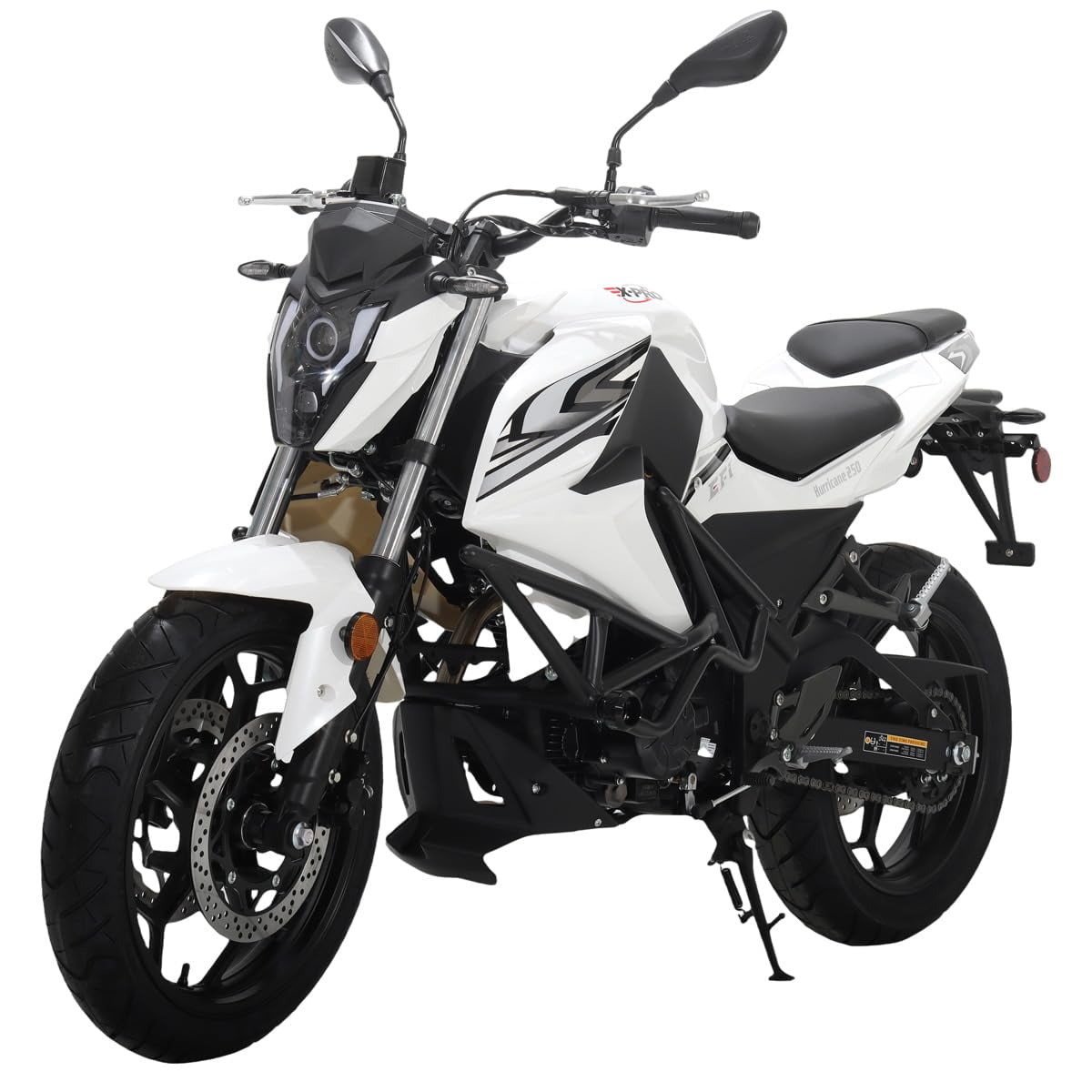 X-Pro Hurricane 250 Electronic Fuel Injection Gas Motorcycle with 6 ...