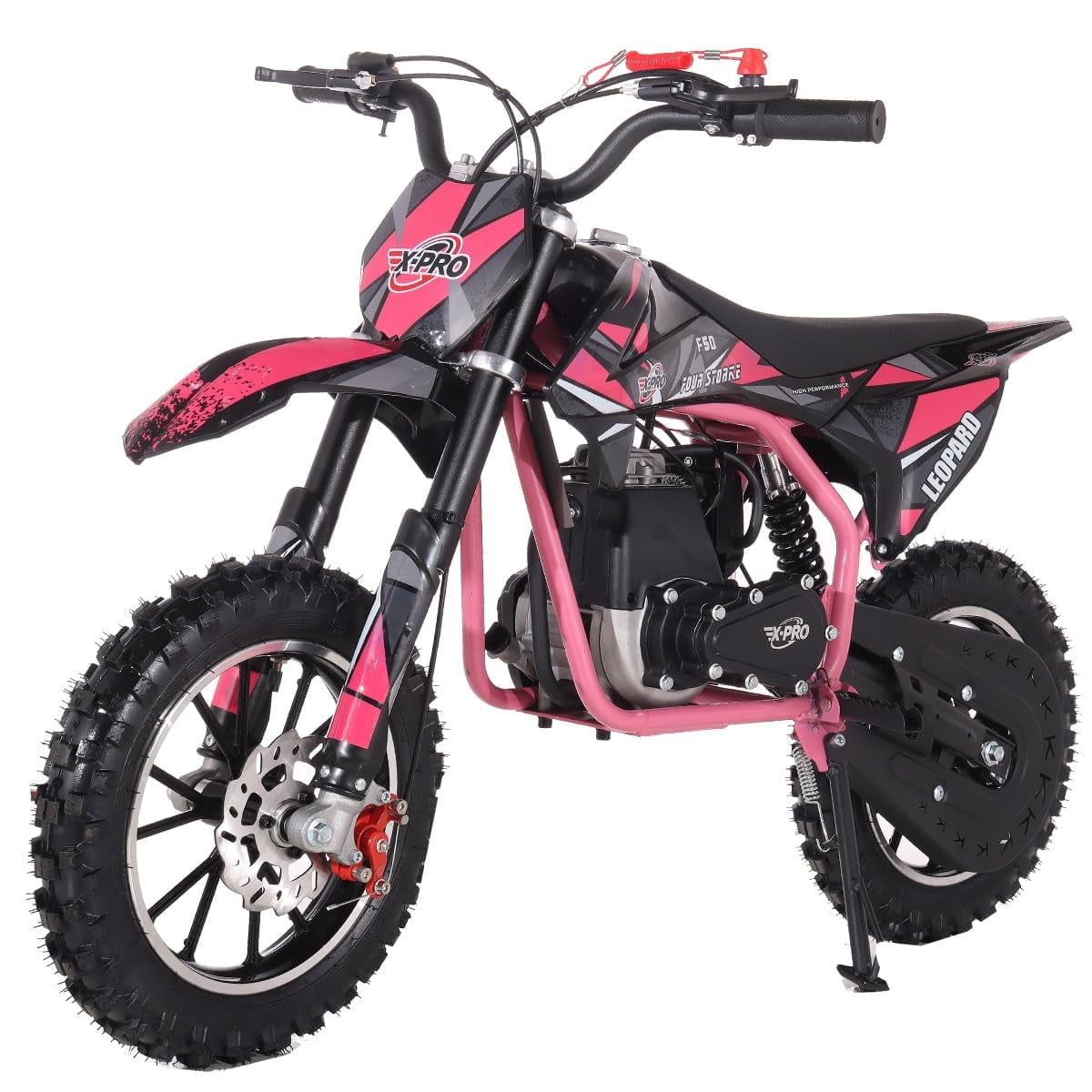 X-Pro Leopard 40 Mini Gas Dirt Bike, Gas Power 4 Stroke Dirt Bike! 40CC ...