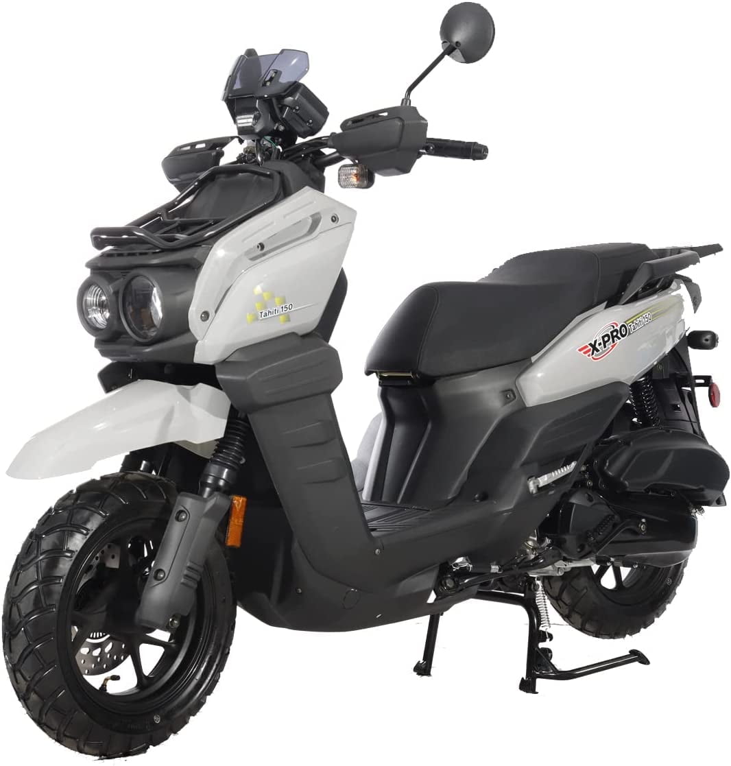 "X-Pro 150cc Adult Riding Powered Electric/Kick Start, Gas Moped ...