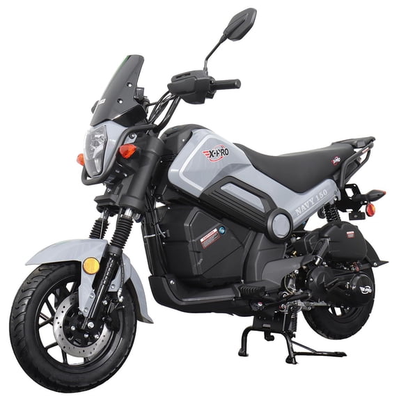 X‑Pro Navy 150cc Automatic Motorcycle – CVT Scooter with Electric ...