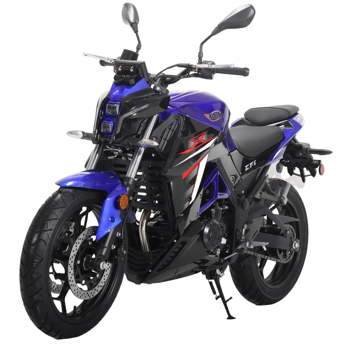 X-Pro Python 250 Electronic Fuel Injection Gas Motorcycle with Manual ...