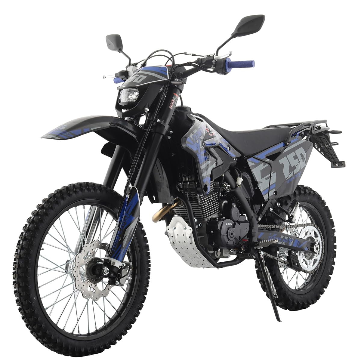 X-Pro Templar Y 250cc 5 Speed Dirt Bike with Zongshen Engine Pit Bike Gas Dirt Bikes Adult ...