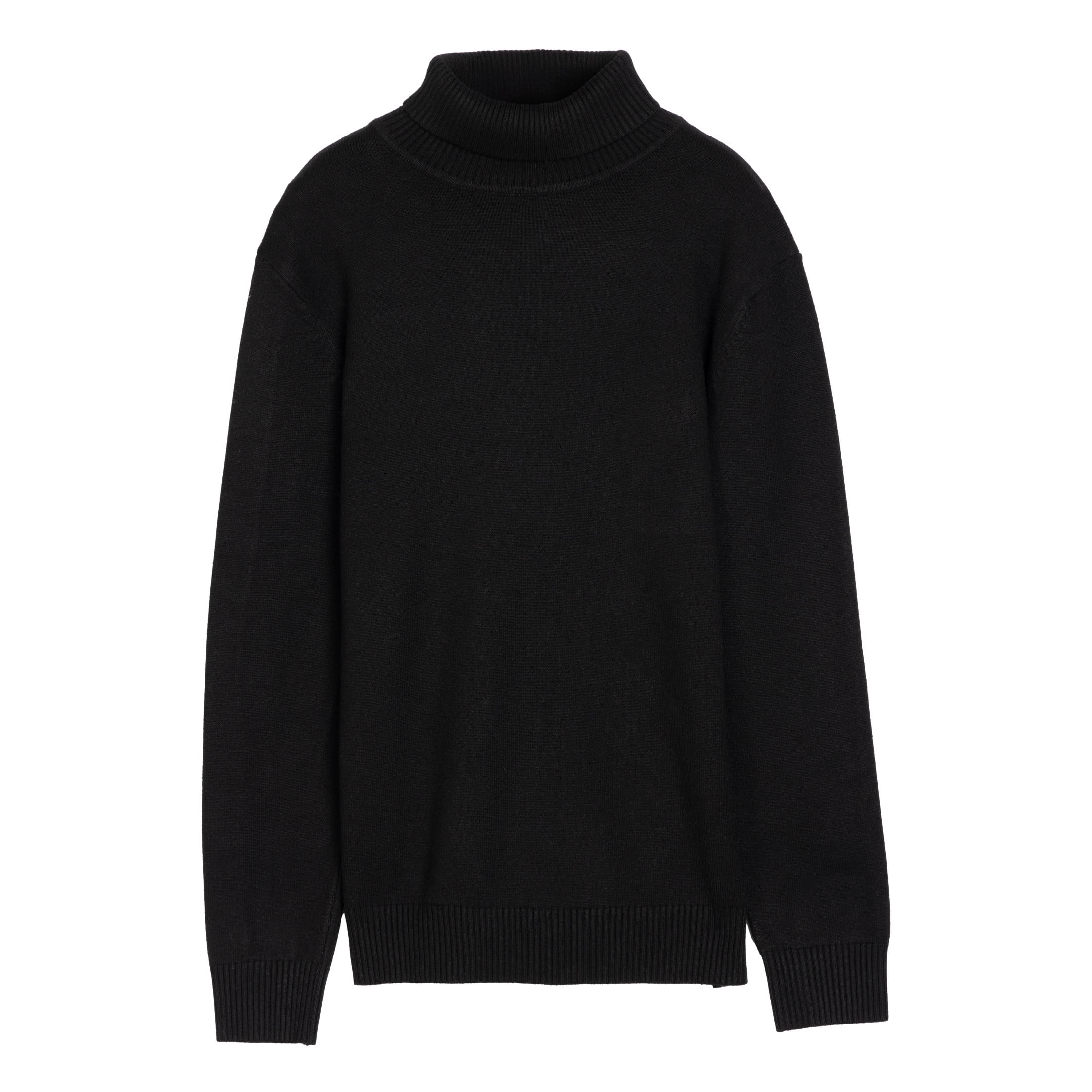 X RAY JEANS Boy's Basic Turtleneck Sweater, Black, XS (5) - Walmart.com
