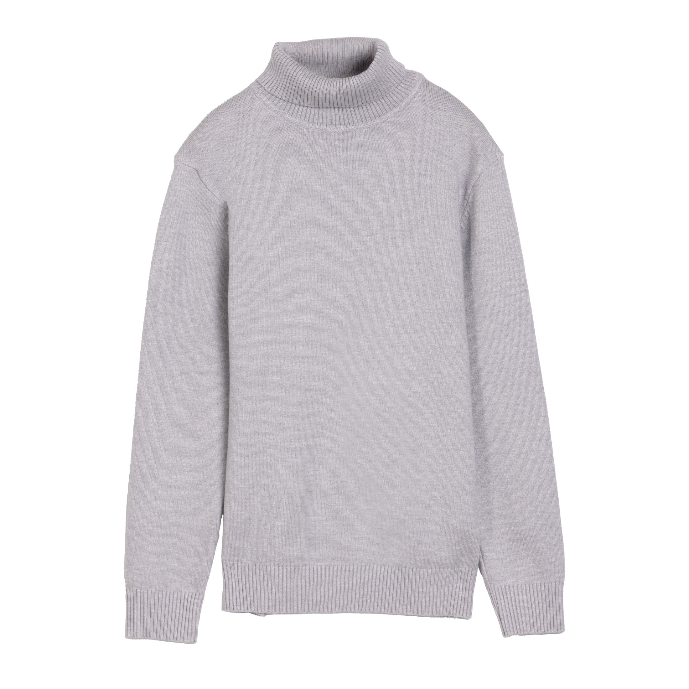 X RAY JEANS Boy's Basic Turtleneck Sweater, Light Heather Grey, S (6-7 ...