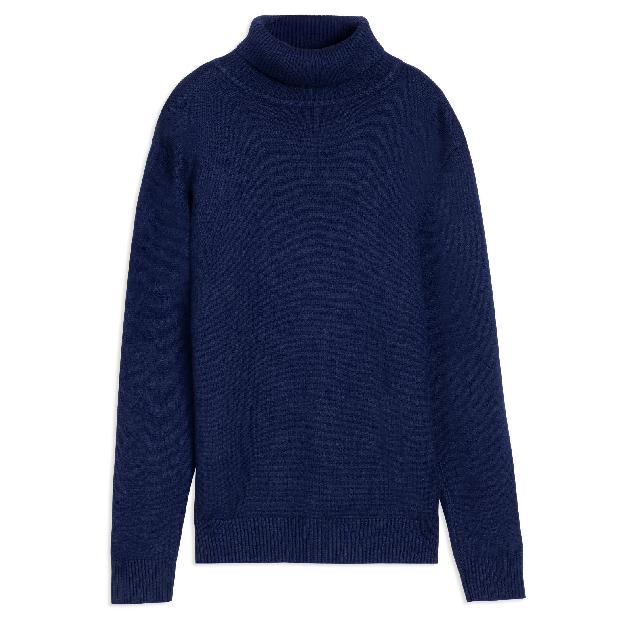 X RAY JEANS Boy's Basic Turtleneck Sweater, Navy, L (10-12) - Walmart.com
